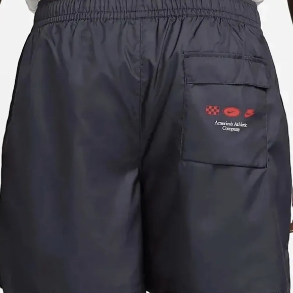 Nike | Shorts | Nike Sportswear Flames Fire Shorts Black Red Yellow ...